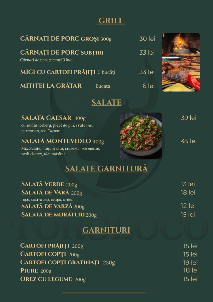 MENIU – PAPI GRILL